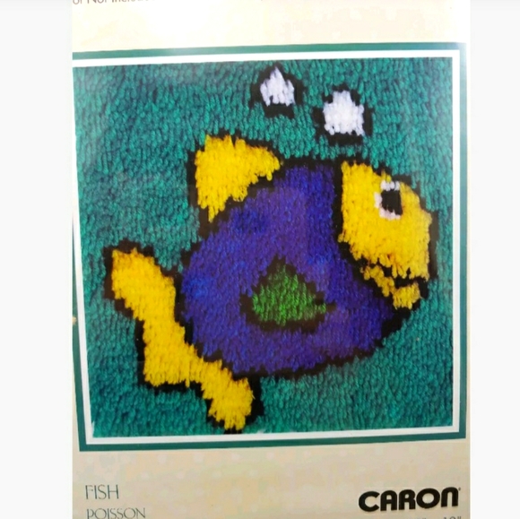 Caron | Accents | Nautical Fish Latchhook Art Kit | Poshmark